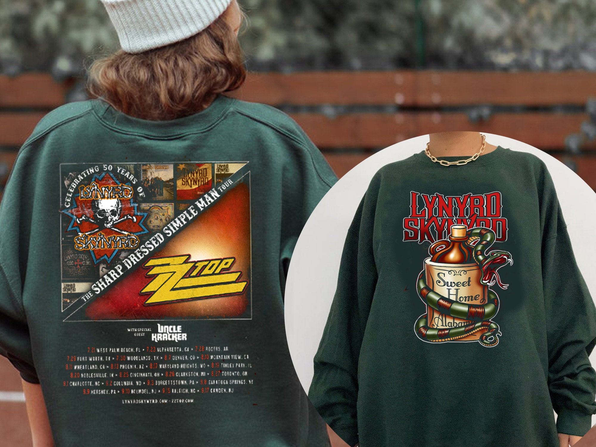 The Sharp Dressed Simple Man Tour 2023, Lynyrd Skynyrd Tee, Lynyrd ...