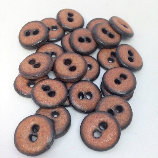 Copper Buttons - Etsy