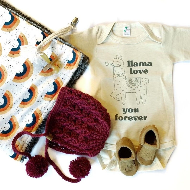 Baby Girl Llama Bodysuit Llama Outfit for Girls Baby Girl | Etsy