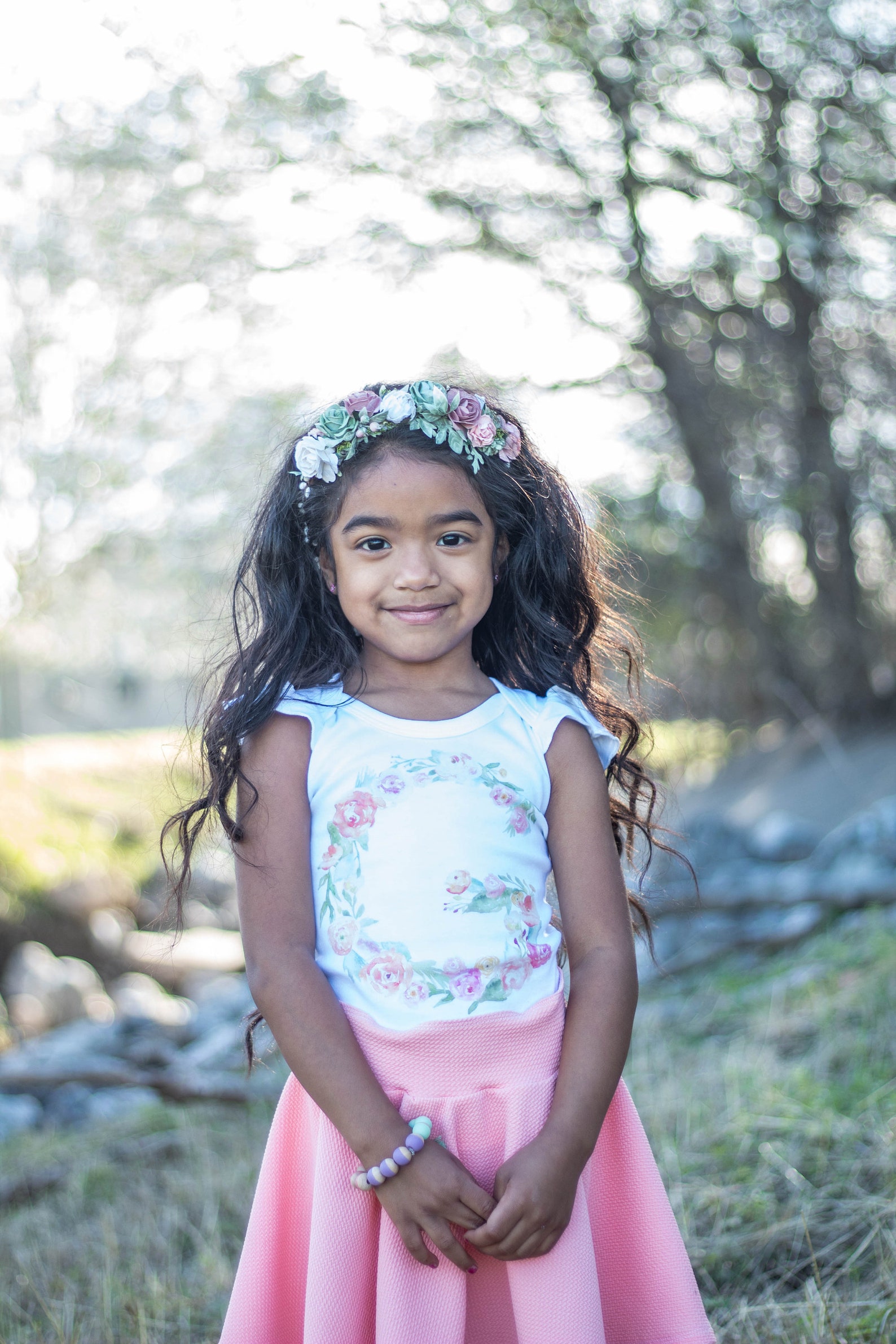 Girls Floral Monogram Shirt, Spring Shirt for Girls, Baby Girl Flutter ...