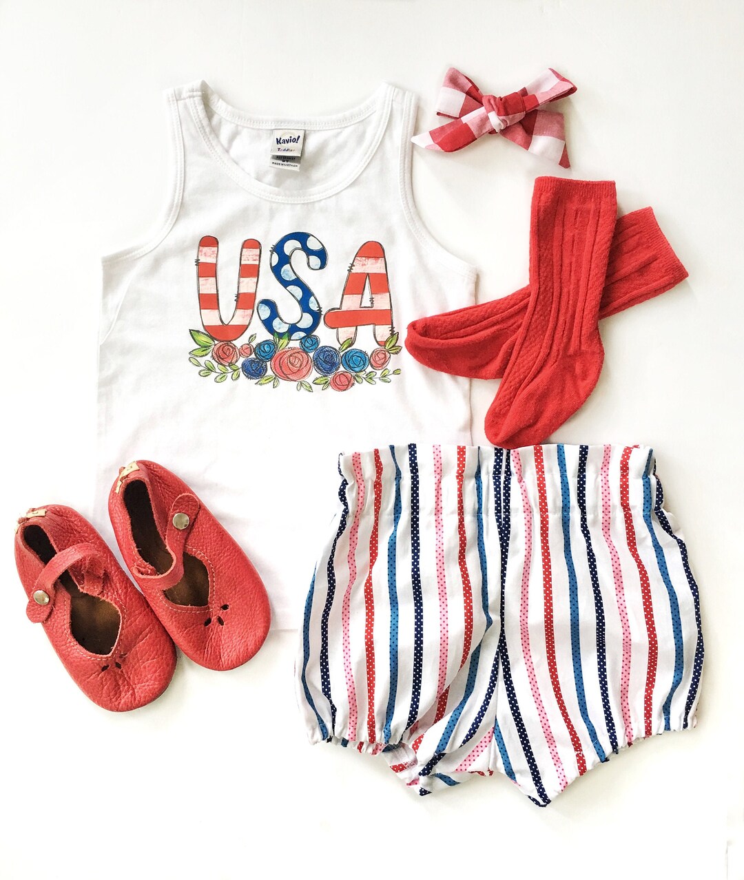 Kids USA Tank, Girls Patriotic Tank, 4th of July Shirt, Kids, 4th of ...