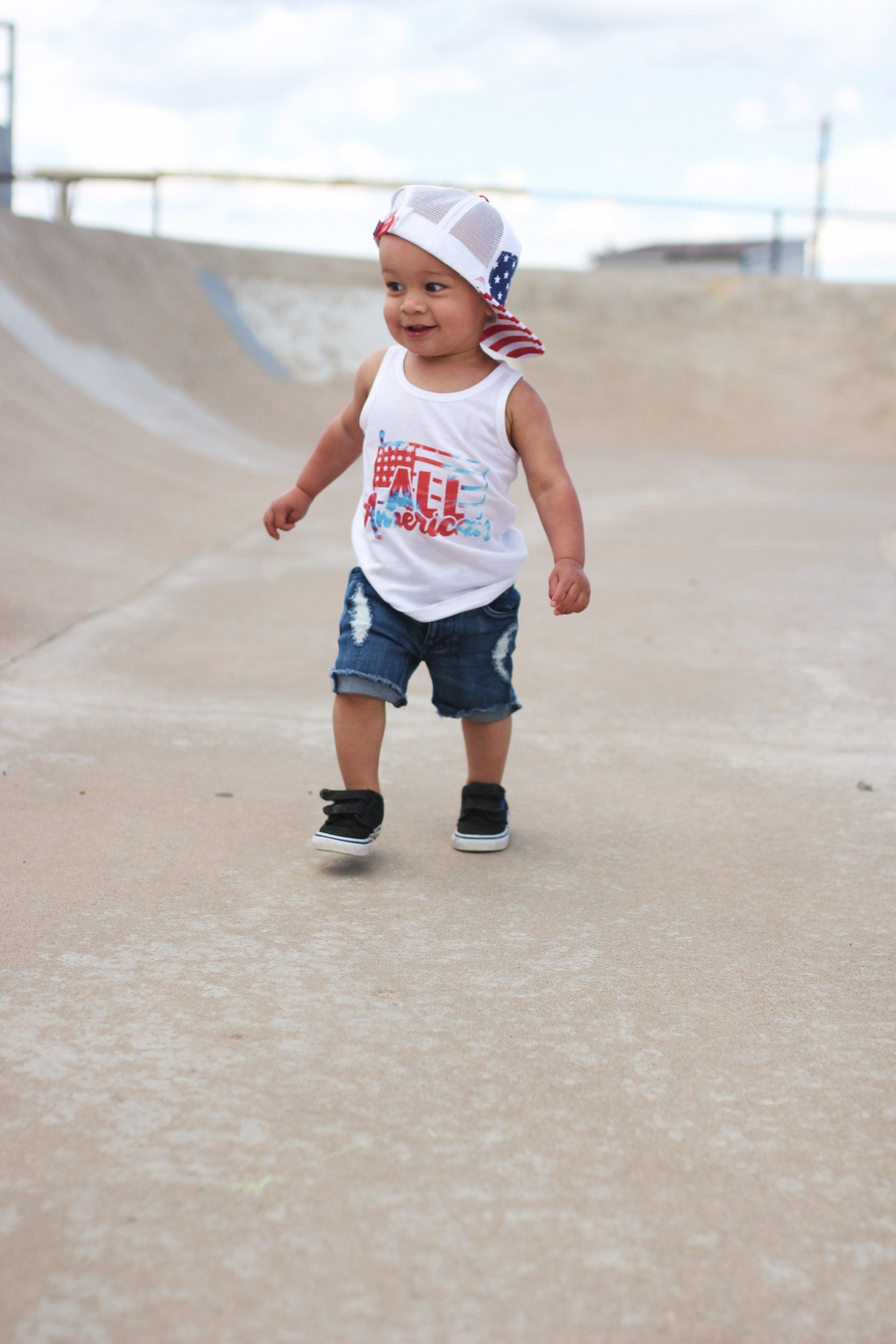 Kids 4th of July Tank 4th of July Tank Top All American - Etsy
