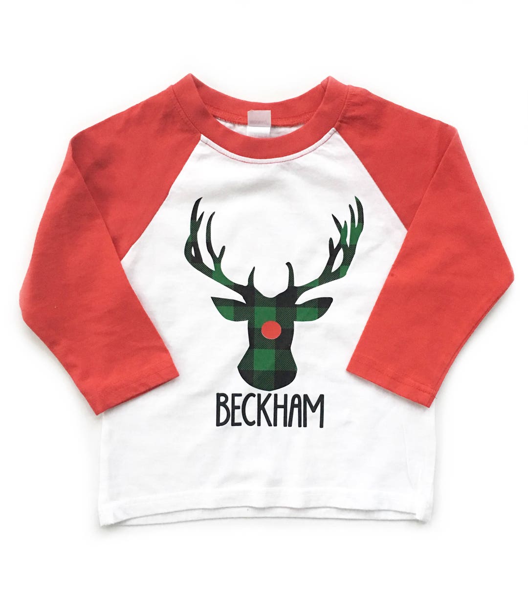 Kids Christmas Shirt, Reindeer Shirt, Personalized Christmas Shirt ...