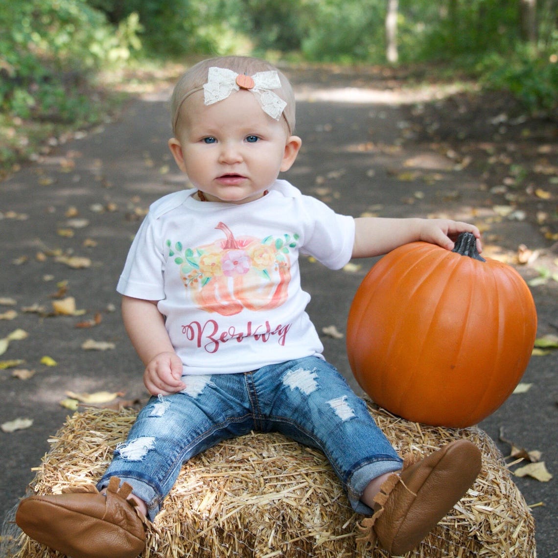 Pumpkin Patch Outfit, Personalized Fall Shirt, Baby Girl Fall Outfit ...
