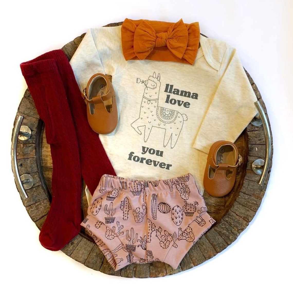 Baby Girl Llama Bodysuit Llama Outfit for Girls Baby Girl | Etsy