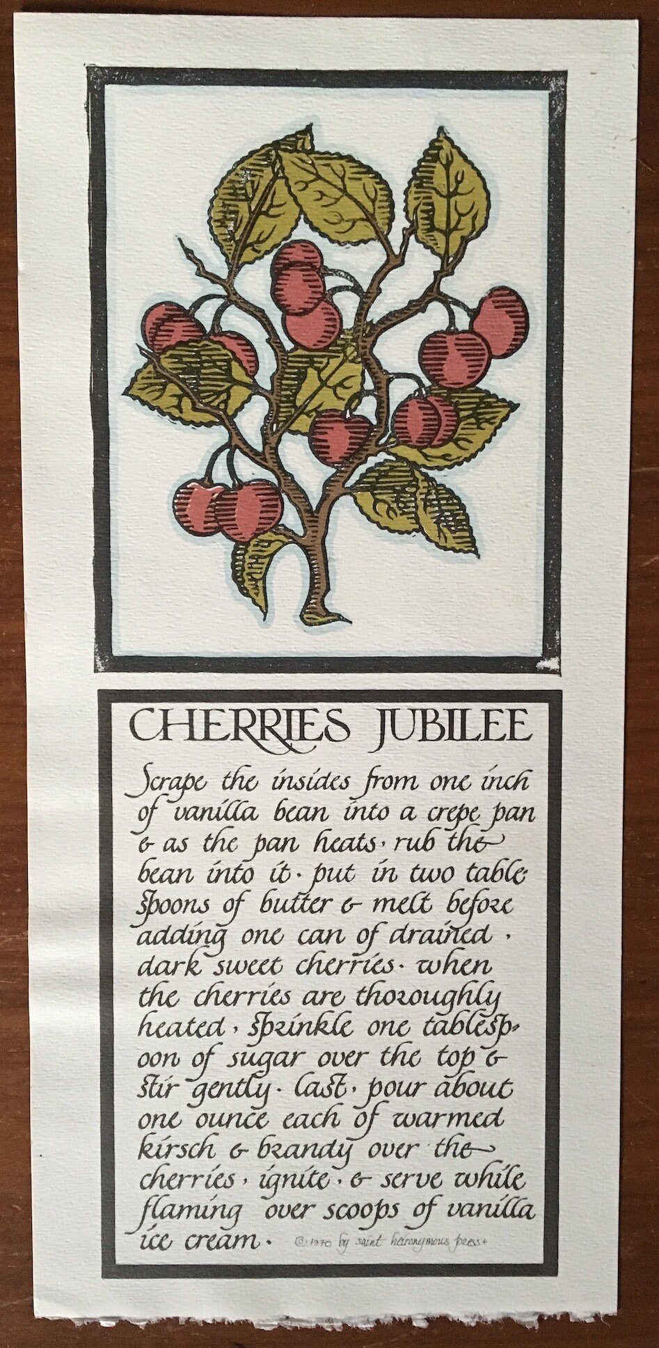 Cherries Jubilee, David Lance Goines, Alice Waters, Recipes Suitable ...