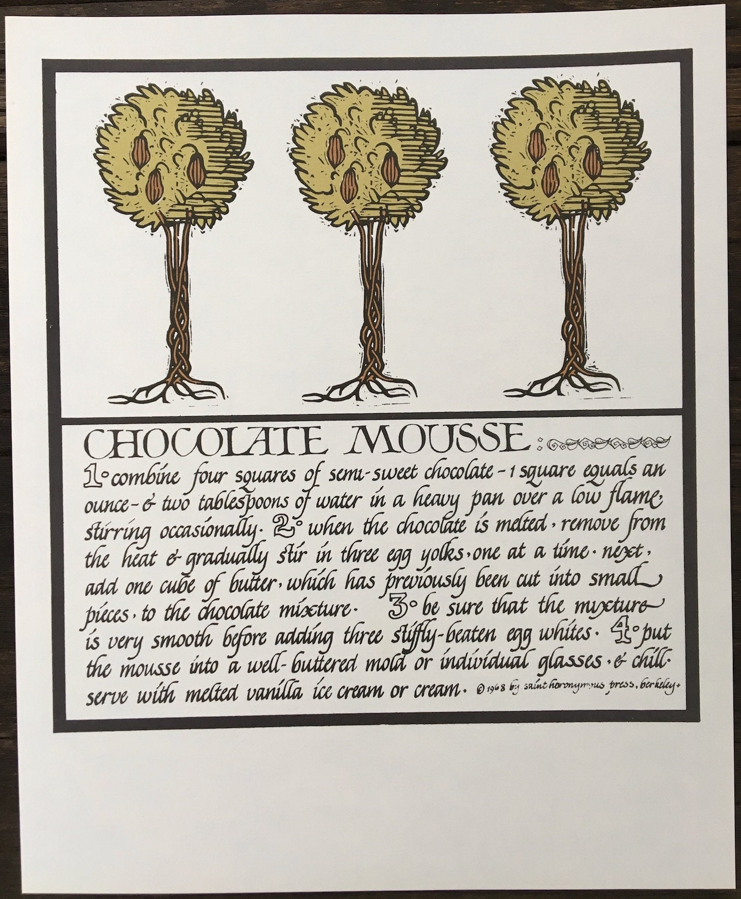 Chocolate Mousse, David Lance Goines, Alice Waters, Recipes Suitable ...