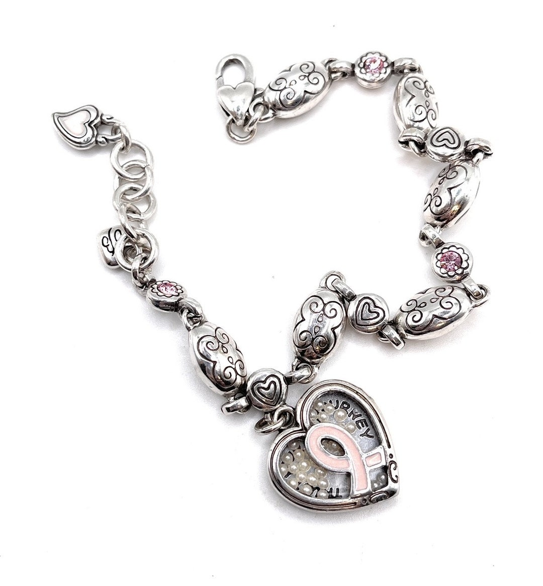 Brighton Heart Charm Bracelet 1124 - Etsy