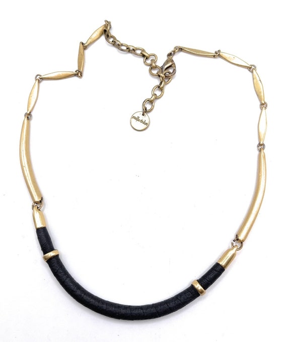 Stella & Dot Marcell Collar Choker Necklace Matte Gol… - Gem