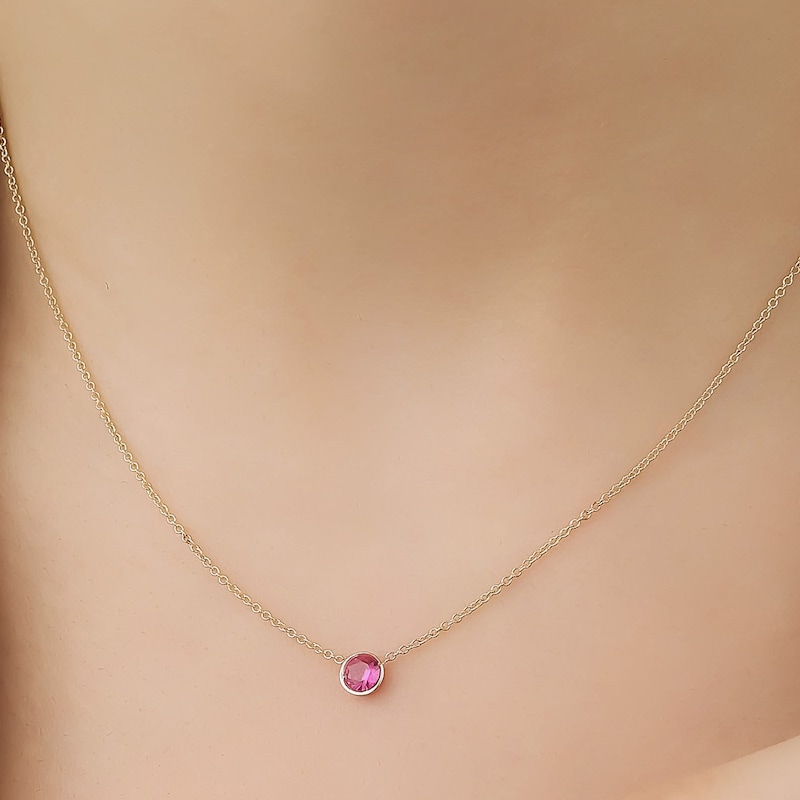 Bezel Set Ruby - Etsy