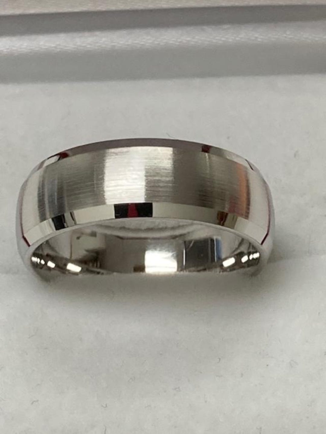 7mm Platinum Mens Wedding Bands, Platinum Mens Wedding Rings, 950 ...