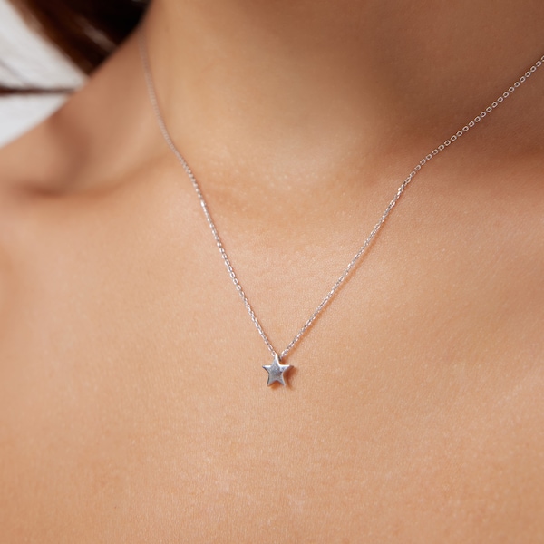White Gold Star - Etsy