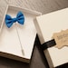 Men's Bow Tie Lapel Pin / Blue or Red Bow Tie Lapel Pin - Etsy