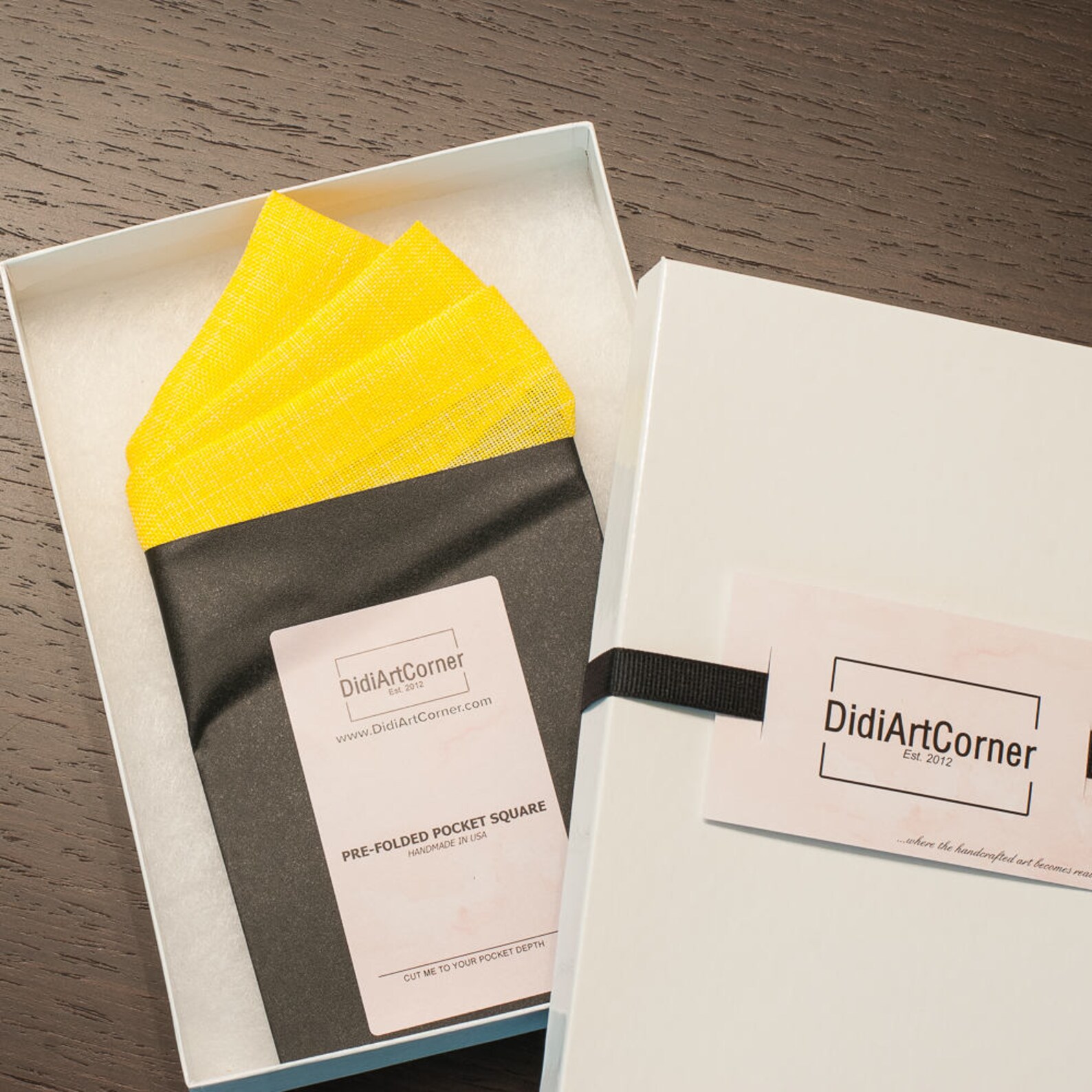 Pocket Square Folded / Pocket Square / Pick Color Pre-folded / | Etsy