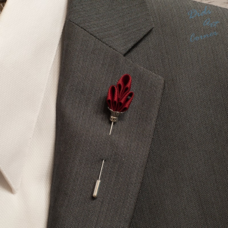 Ruby Lapel Pin Men - Etsy