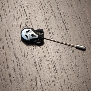 Halloween Scream Mask Lapel Stick Pin / Lapel Stick Pin - Etsy
