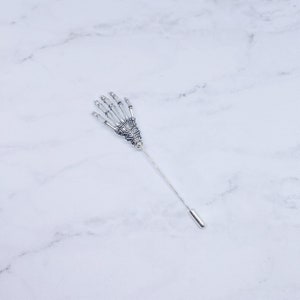 Skeleton Hand Lapel Stick Pin / Had Stick Pin / Boutique - Etsy