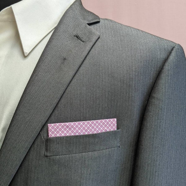 Pink Pocket Square - Etsy