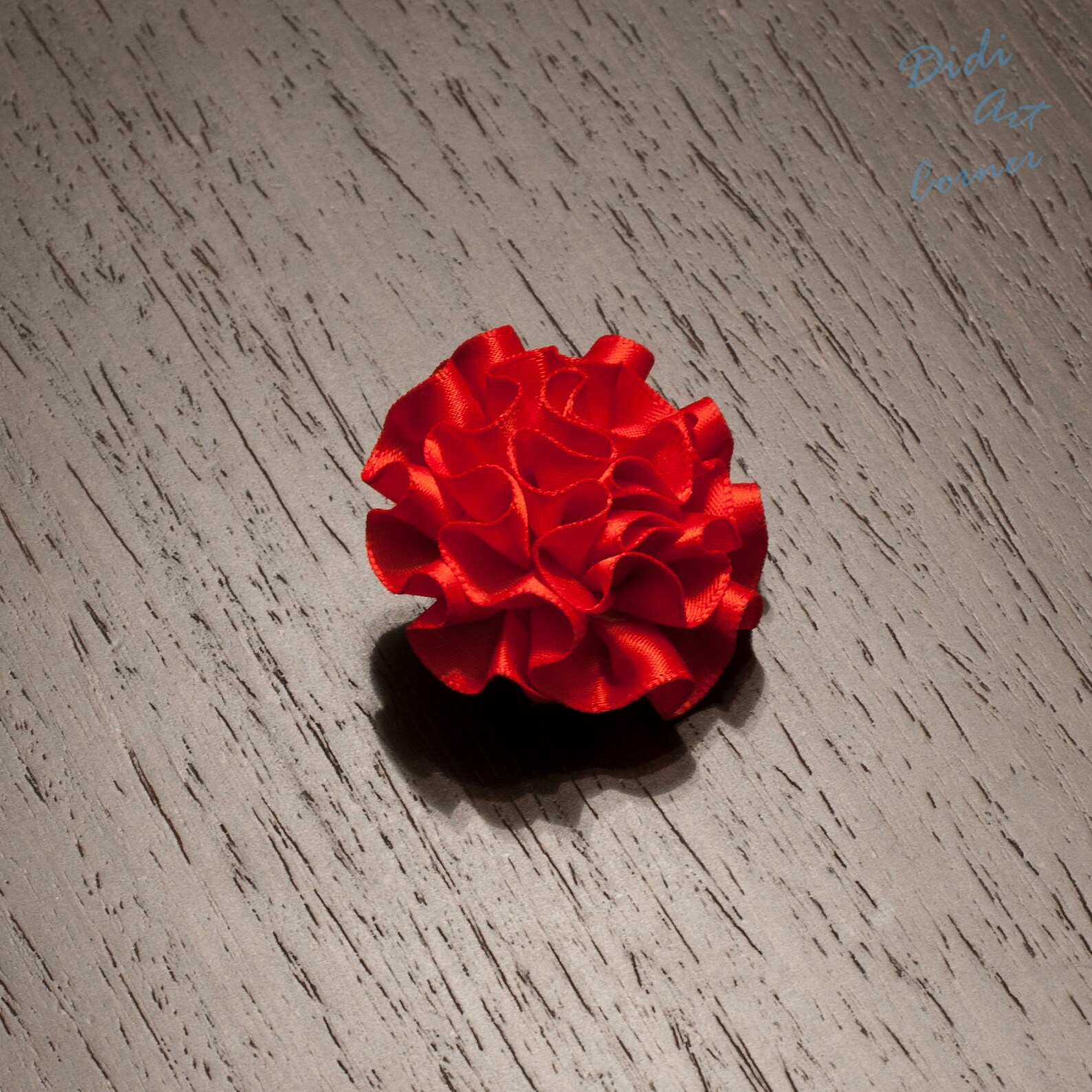 2 Red Satin Carnation Lapel Pin Business Men's | Etsy