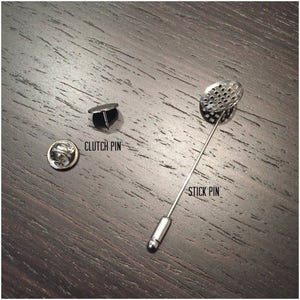 Cornflower Blue Satin Rose Lapel Pin, Mens Lapel Pin, Oasis Flower ...