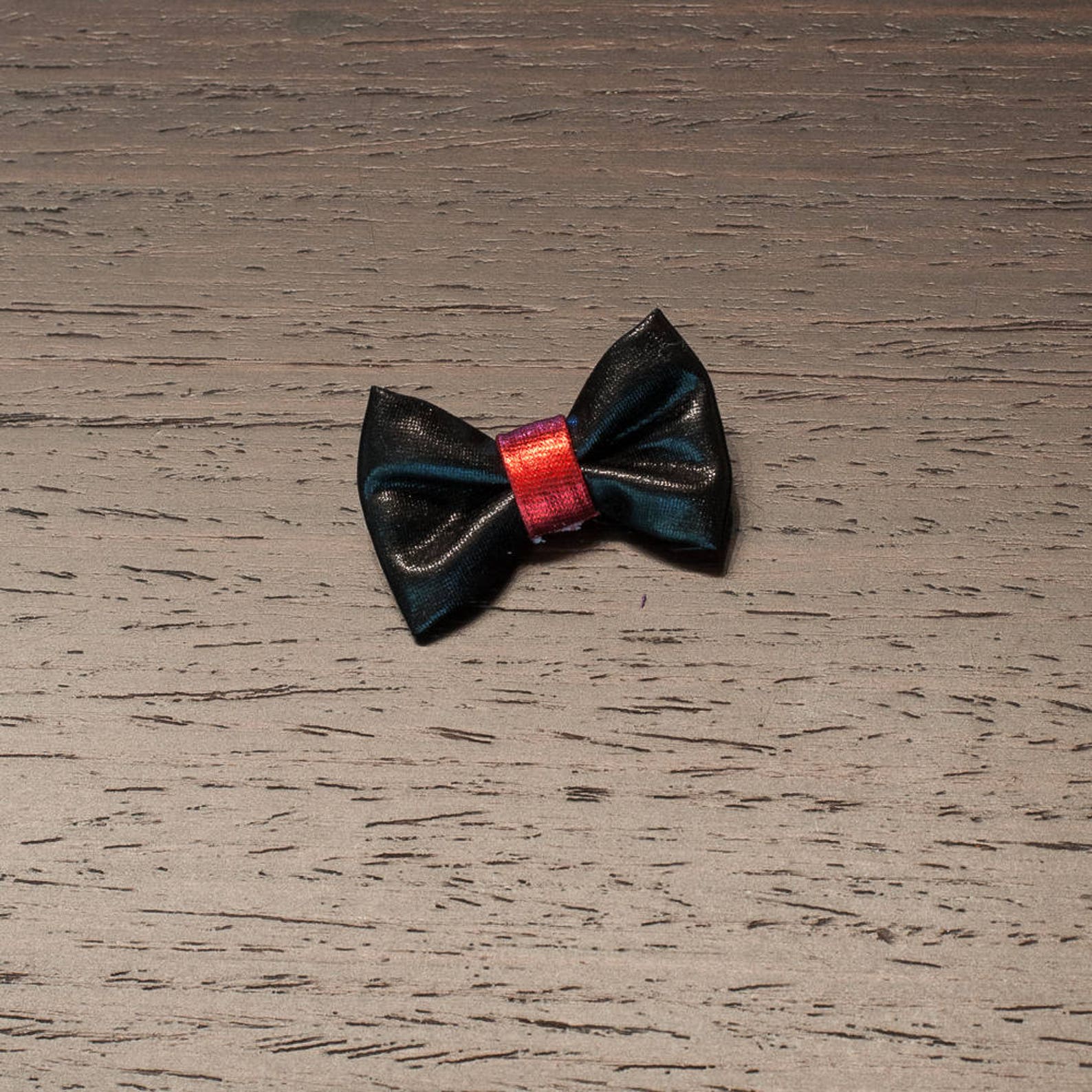 Black Bow Tie Lapel Pin: Metallic Lame Party Accessory - Etsy