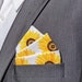 Pocket Square Yellow Sunflowers Pre-folded Pocket Square - Etsy