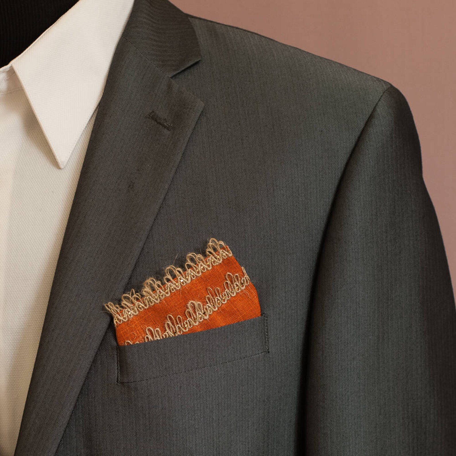 Pocket Square / Orange Pre-Folded Pocket Square / Pocket | Etsy