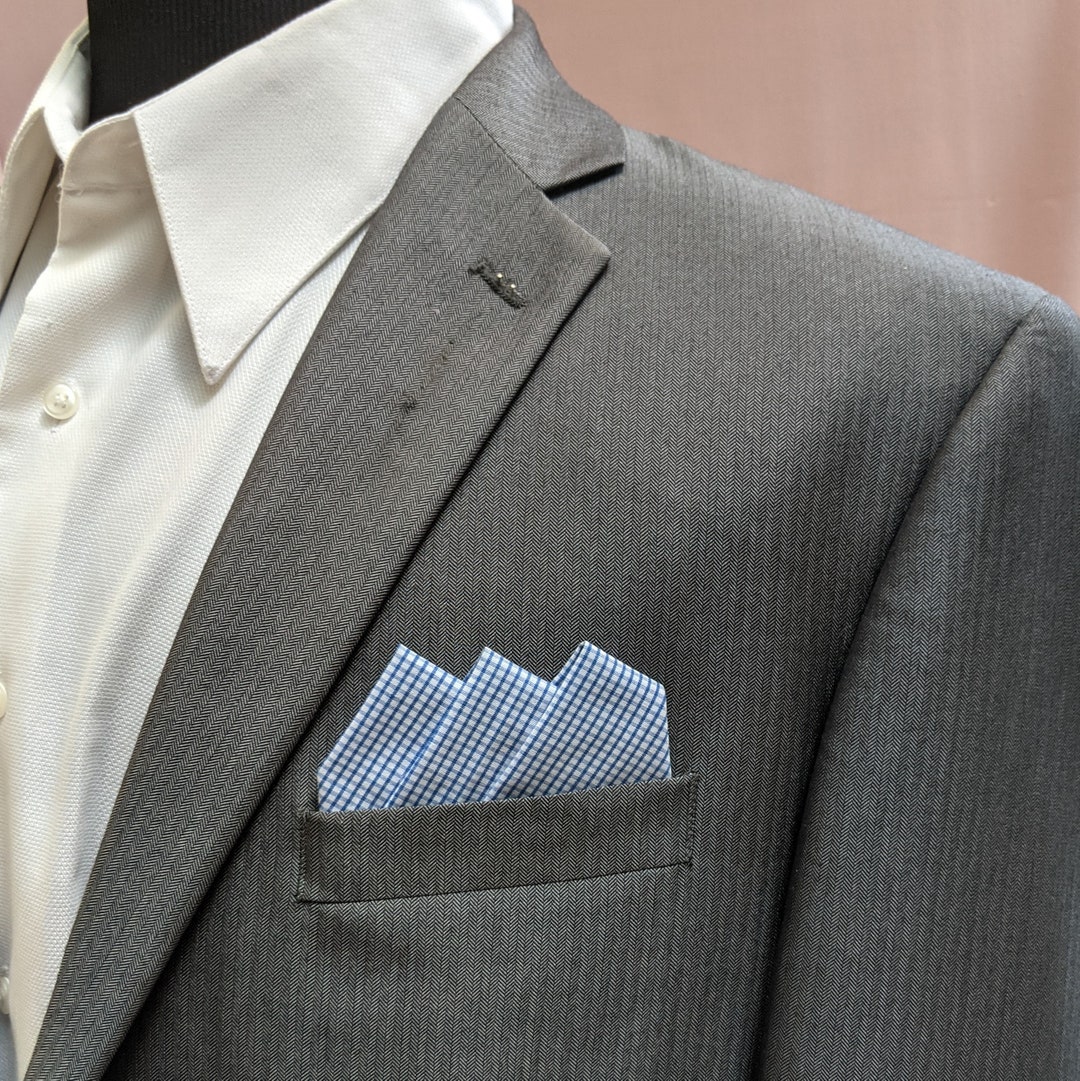 Pocket Square Folded / Pocket Square / Small Squares Pocket Square ...