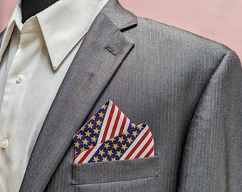 American Flag Pocket Square