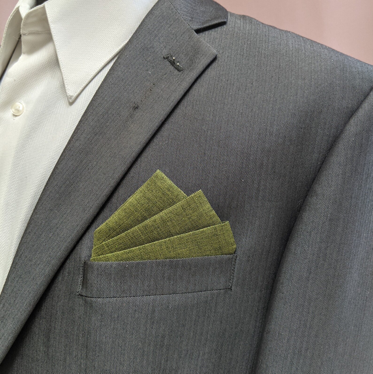 Pocket Square Folded / Pocket Square / Pick Color Pre-folded - Etsy