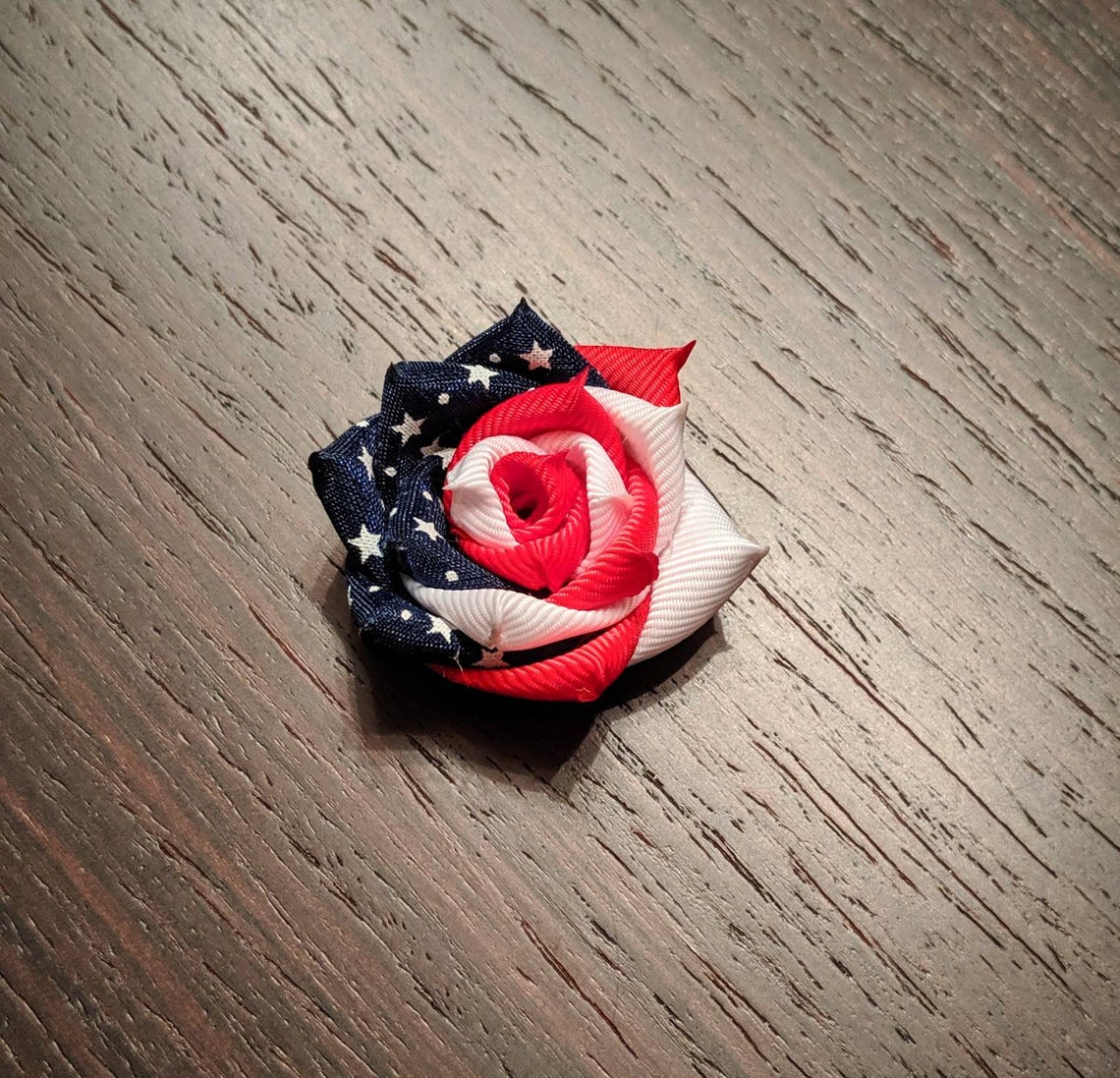 Flag Lapel Pin / 4th of July American Flag Rose Lapel Pin | Etsy