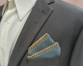 Pre Folded Pocket Square - Etsy