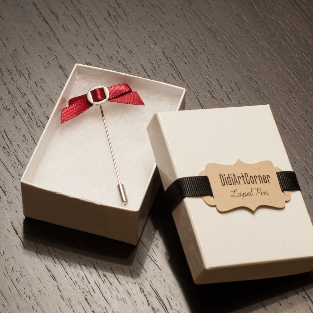 Men's Lapel Stick Pin, Lapel Modern Bow Tie, Mens Lapel Pin, Lapel Bow ...