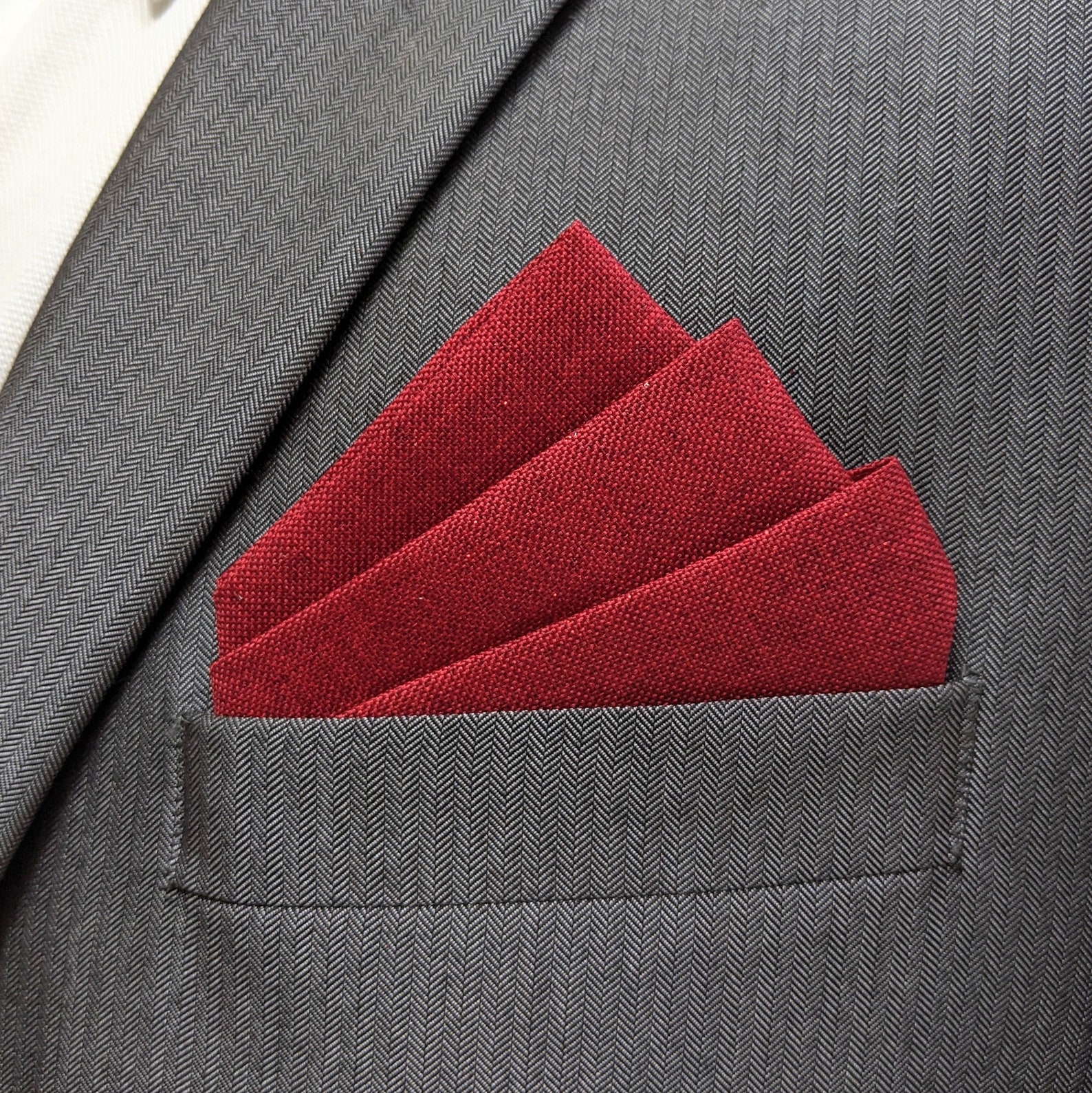 Pocket Square Folded / Pocket Square / Pick Color Pre-folded - Etsy