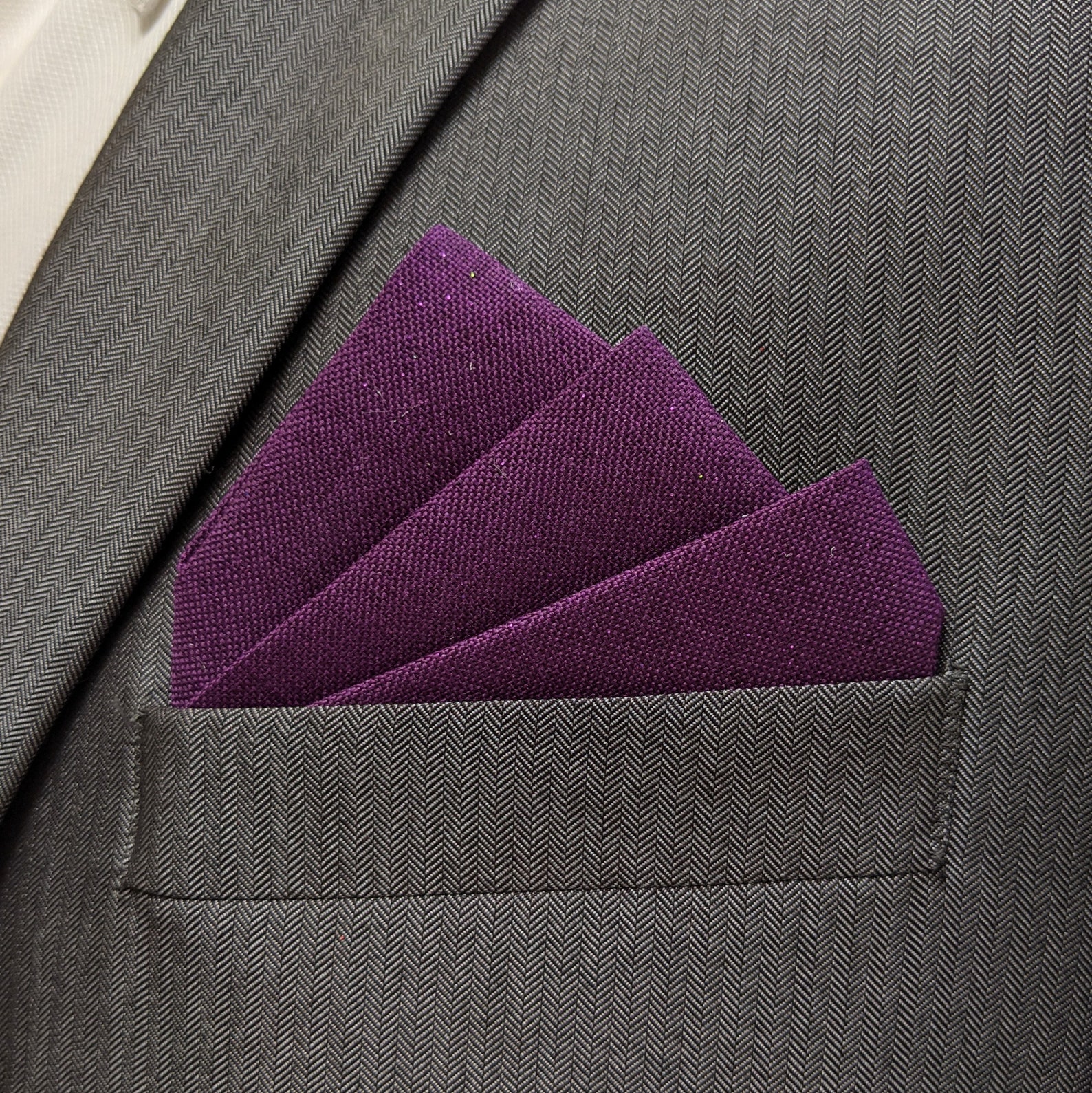 Pocket Square Folded / Pocket Square / Pick Color Pre-folded - Etsy