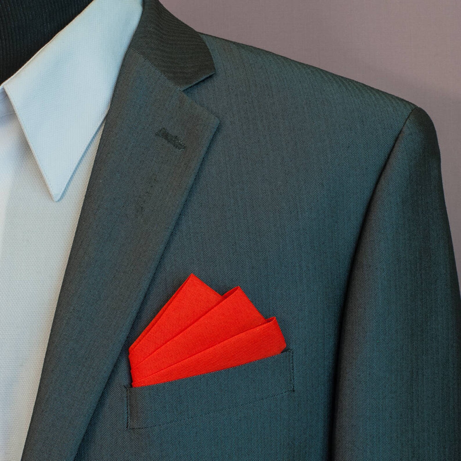 Pocket Square Folded / Pocket Square / Pick Color Pre-folded / | Etsy