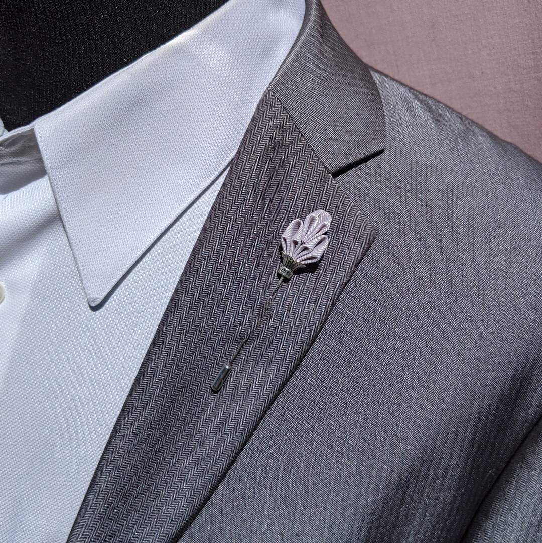 White Gray or Black Men's Lapel Stick Pin Royal Scepter - Etsy