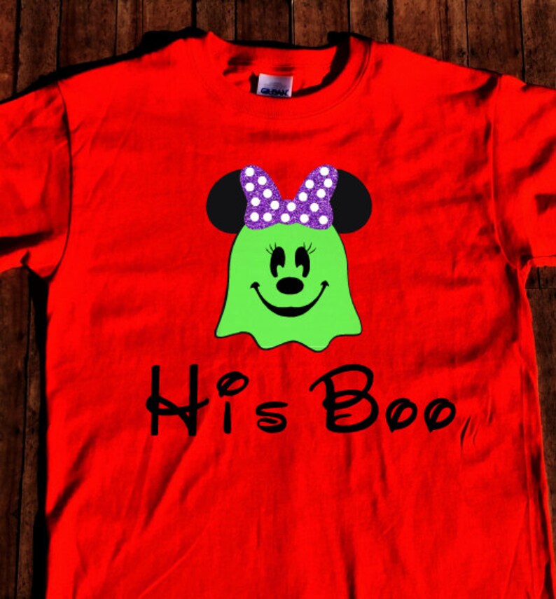 His Boo Her Boo Disney Couple Halloween Couple Shirts - Etsy
