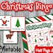 Christmas Bingo Printable PDF - 30 Different Cards - HALF PAGE ...