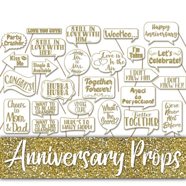 Anniversary Props - Etsy