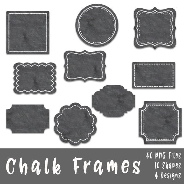 Chalk Clipart - Etsy