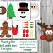 Christmas Party Game Printable Christmas Pin The Nose On | Etsy
