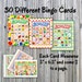 School Bingo Printable PDF - 30 Different Cards - End of School Year ...