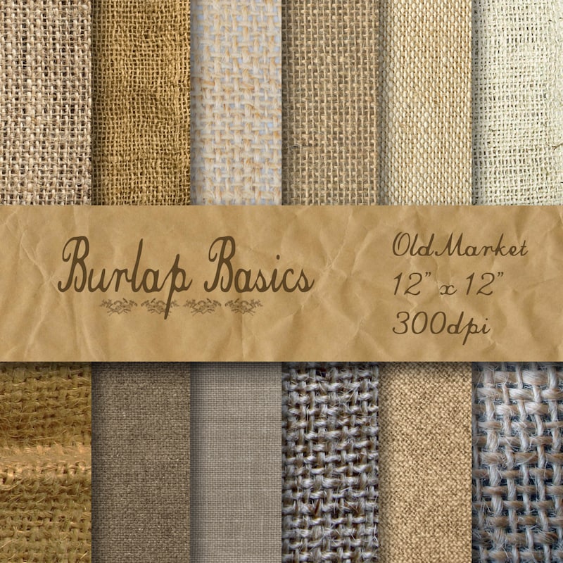 Burlap Canvas - Etsy