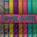 Summer Glitter Digital Paper - Rainbow Backgrounds and Textures - 16 ...