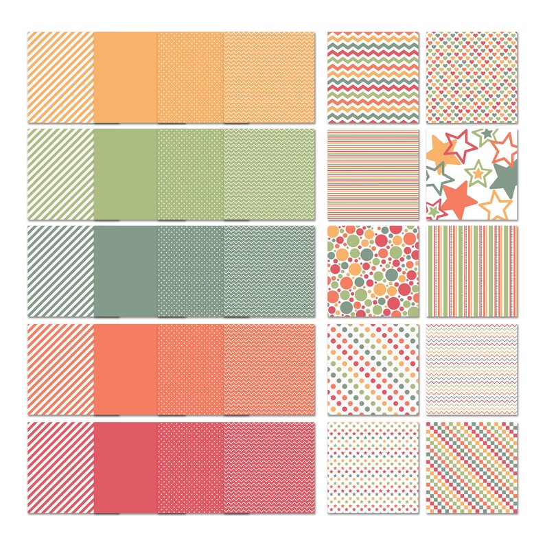 Spring Fling Digital Paper - Colorful Spring and Easter Design ...