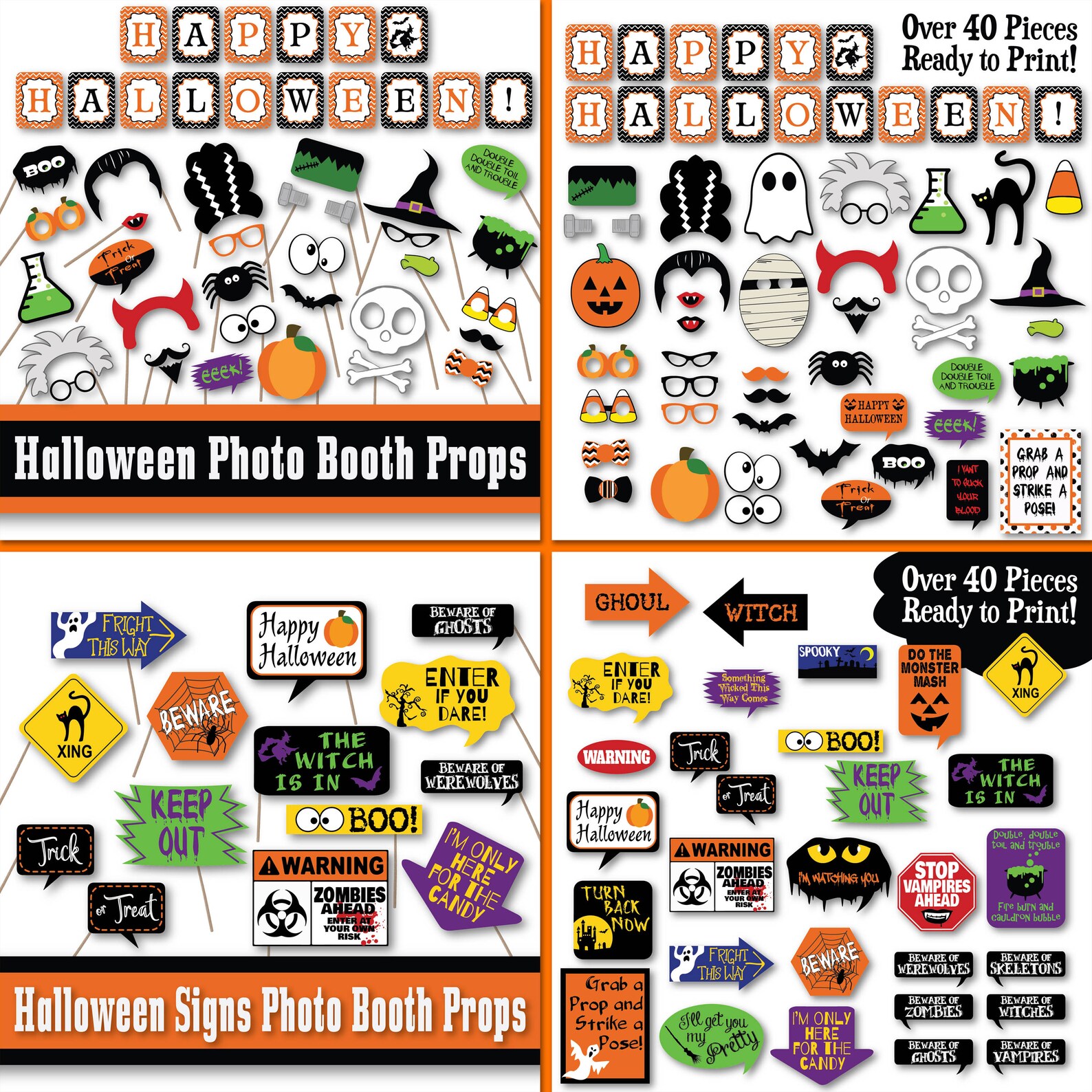 The Ultimate Halloween Party Package Includes Printable - Etsy