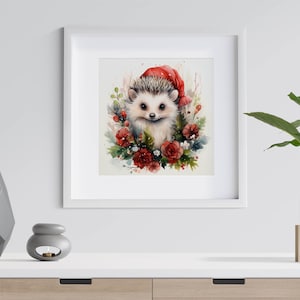 Christmas Baby Animals Digital Paper - Cute Baby Animal Backgrounds ...