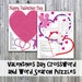 Valentines Day Crossword Puzzle and Word Search Party Game | Etsy