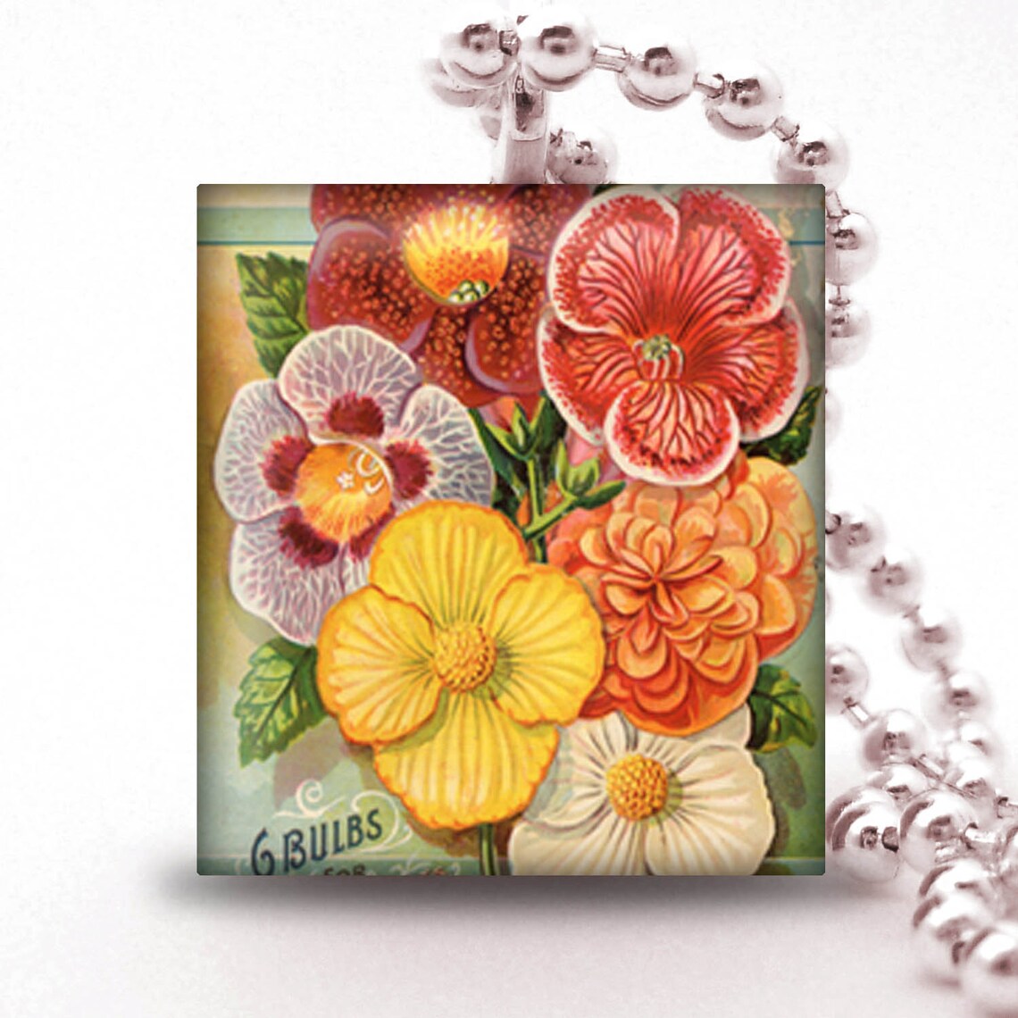 Flower Seed Packets - Digital Collage Sheet - .75 X .83 Scrabble Size ...